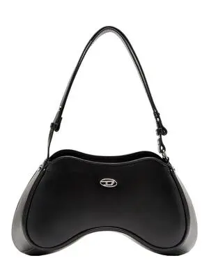 DIESEL Printed Shoulder Bag - Black