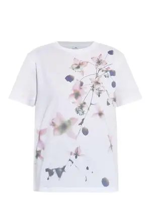 PAUL SMITH Flora Spray Cotton T-Shirt