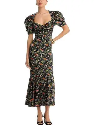 Cinq À Sept Windswept Meadow Dress - Black Multi