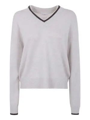 BRUNELLO CUCINELLI Cashmere V-Neck Sweater