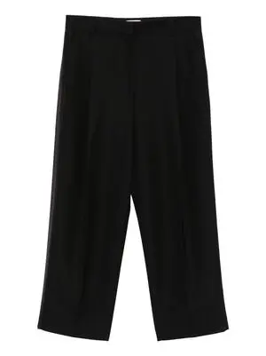 TOTEME Wool Blend Trousers - Black