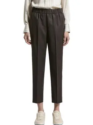 Peserico Pull On Trousers - Ebony