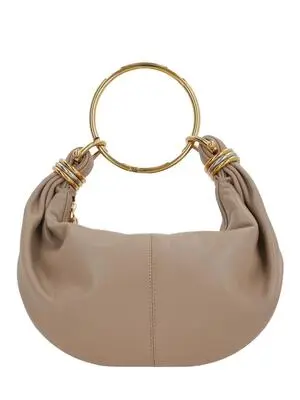 Chloé Small Leather Hobo Bag - Brown