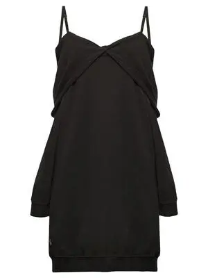Alaïa Cotton Mini Dress Black
