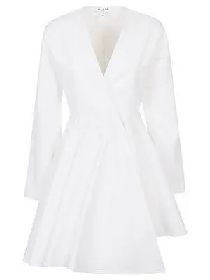 Alaïa Cotton Mini Dress - White