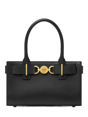 Versace Medusa '95 Leather Tote Bag - Black
