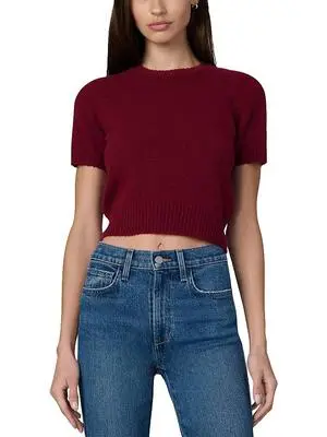 Joe's Jeans The Steph Shrunken Sweater Tee Syrah