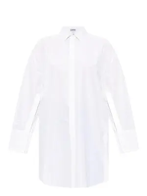 Loewe Cotton Shirtdress - White