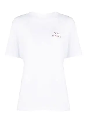 Giada Benincasa T-shirt Ciao Amore - White