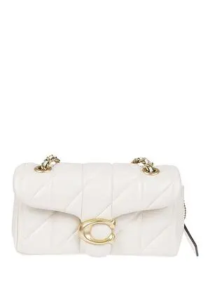 COACH Tabby 20 Leather Crossbody Bag - White