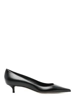 JIMMY CHOO Amelia Leather Pumps - Black