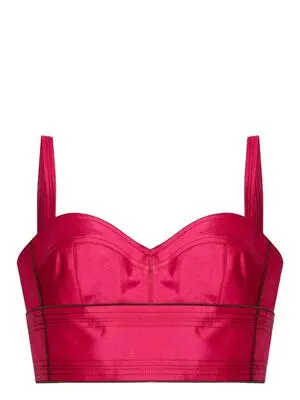 Tory Burch Silk Bra Top - Pink