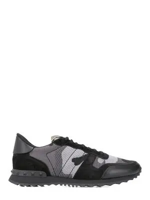 Valentino Garavani Rockrunner Sneakers - Black