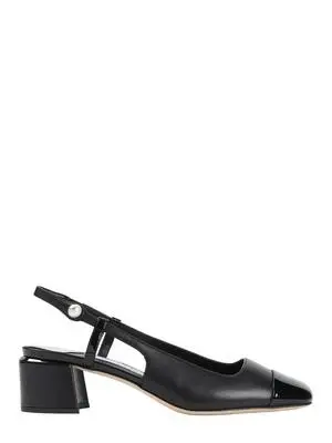 JIMMY CHOO Elisa Patent Leather Slingback Pumps - Black