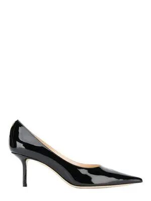 JIMMY CHOO Love 65 Patent Leather Pumps - Black