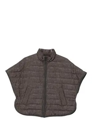 Brunello Cucinelli Short-sleeved Down Jacket - Brown