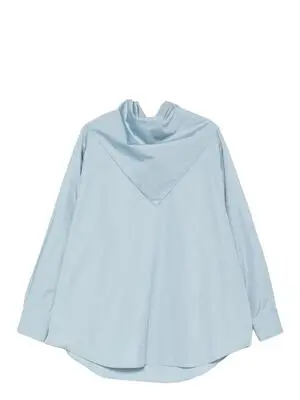 Ami Bandana Cotton Shirt - Sky Blue