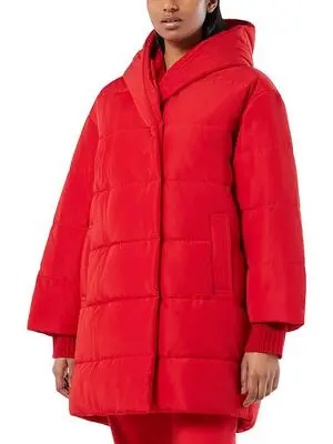 Marina Rinaldi Sport 2a Uscita Quilted Coat - Red