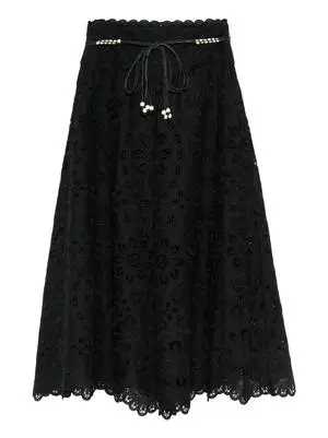 Zimmermann Rhiannon Maxi Skirt - Black