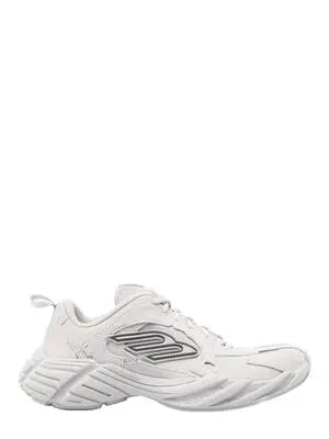 Balenciaga Monday Leather Sneakers - White