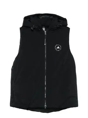 Adidas By Stella McCartney Hooded Vest - Black