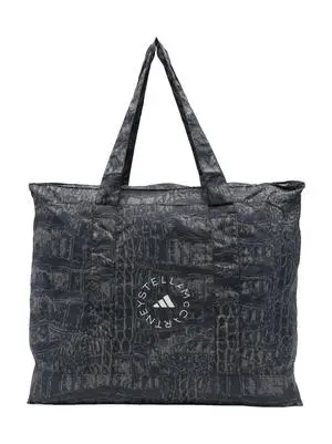Adidas By Stella McCartney Logo Tote Bag - Black