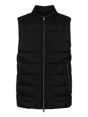 Brunello Cucinelli Nylon Down Vest - Black