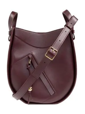 Loewe Hammock Leather Shoulder Bag Red