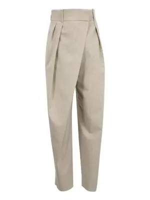 Loewe Wool Wrap Trousers - Beige