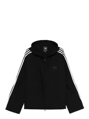 Y3 Logo Zipped Blouson Jacket - Black