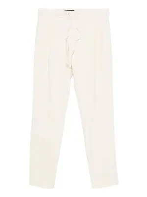 Fabiana Filippi Slim Drawstring Trousers - Beige
