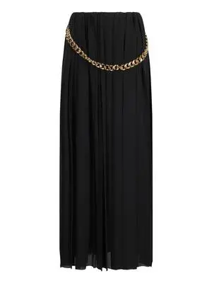 BALENCIAGA Balenciaga Chain Embellished Pleated Skirt