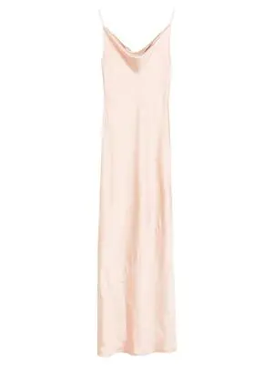 Norma Kamali Maria Slip Gown Dress - Pink