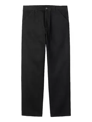 Carhartt Work In Progress Single Knee Cotton Trousers - Black