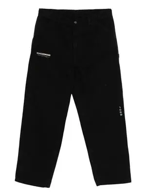 Carhartt Work In Progress Og Single Knee Graphic Trousers - Black