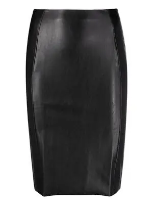 WOLFORD Jenna Faux Leather Skirt