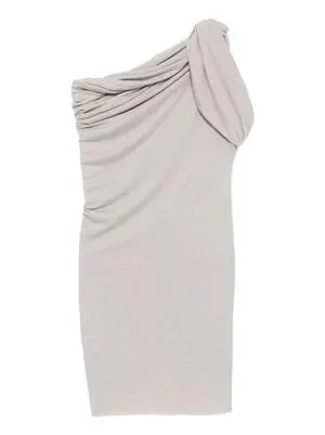 Rick Owens Twist Cotton Tank Top - White