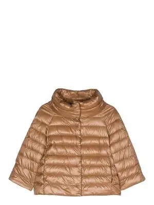Herno Sofia Nylon Cape - Beige