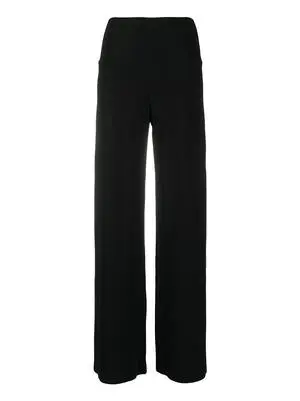 Norma Kamali Jersey Trousers - Black