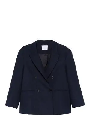 LE SULLY STUDIO Antonella Double-breasted Blazer - Blue