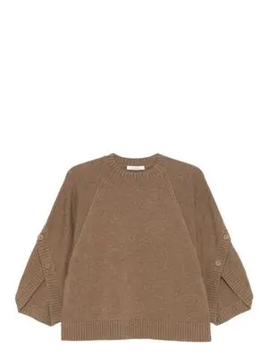 Max Mara Crew Neck Sweater - Brown
