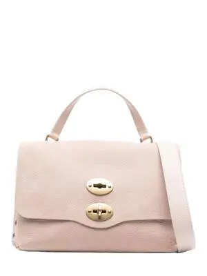 ZANELLATO Postina Jones Small Suede Handbag - Beige