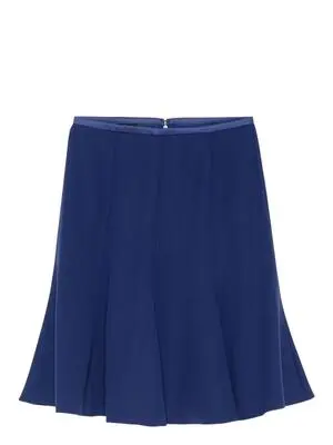 Emporio Armani Flared Hem Skirt - Blue