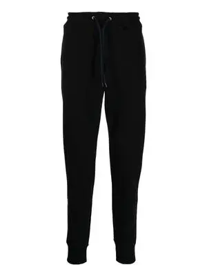 Paul Smith Zebra Logo Cotton Joggers - Black