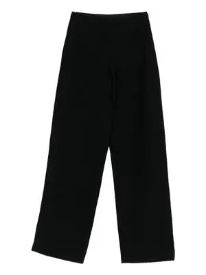 Emporio Armani High-waisted Trousers - Black