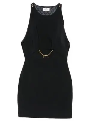 Elisabetta Franchi Mini Dress - Black