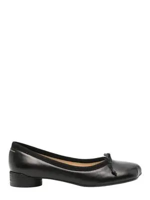 MAISON MARGIELA Leather Ballerinas - Black