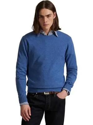 Polo Ralph Lauren Wool Crewneck Sweater - Tide Pool Blue Heather