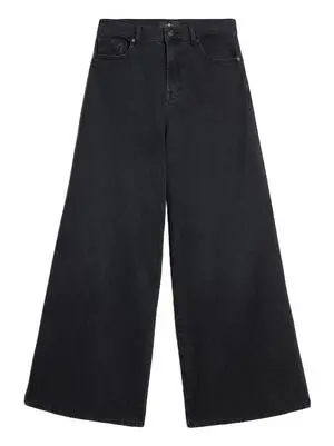 7 For All Mankind Mankind Marie Wide Leg - Denim
