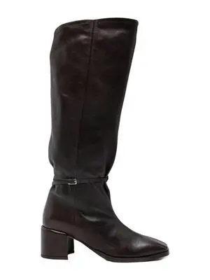 LORENA PAGGI Buckle-Fastening Leather Boots